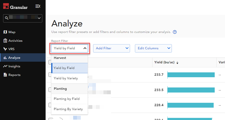 Using Analyze to Evaluate Product Performance – Granular Insights