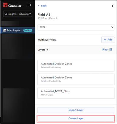 Create a Map Layer – Granular Insights