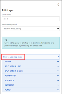 Edit a Map Layer – Granular Insights