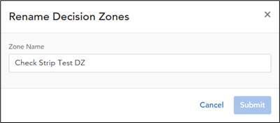 Add a Check Strip to a VRS Zone – Granular Insights