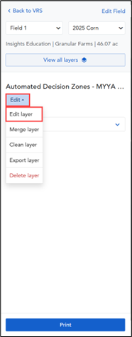 Next Generation Insights – Add a Check Strip to a Variable Rate Seeding (VRS) Zone – Granular ...